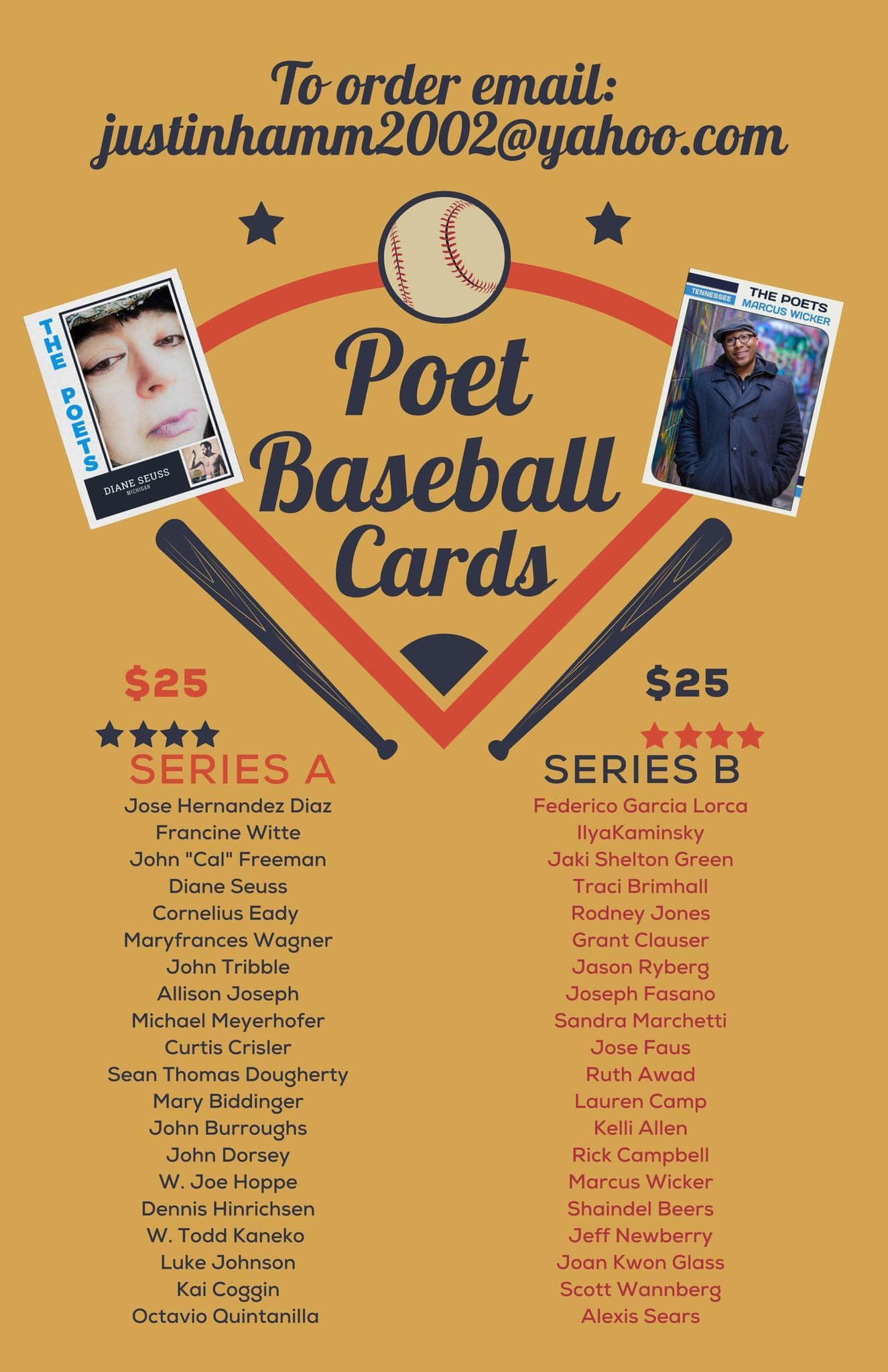 poet baseball cards – justin hamm